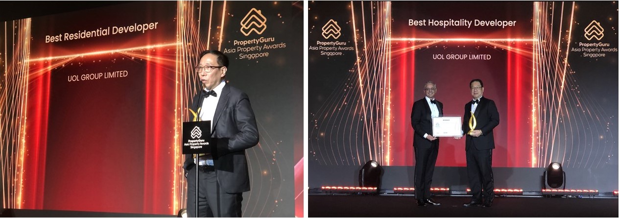 UOL bags 12 wins at PropertyGuru Asia Property Awards - UOL Group Limited