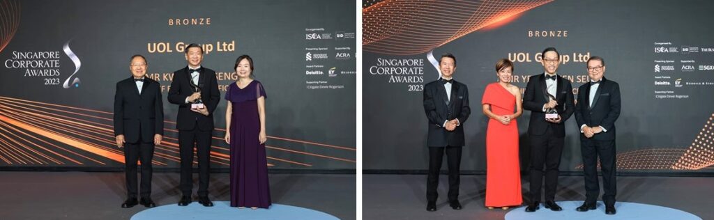 UOL celebrated among the best in corporate governance - UOL Group Limited